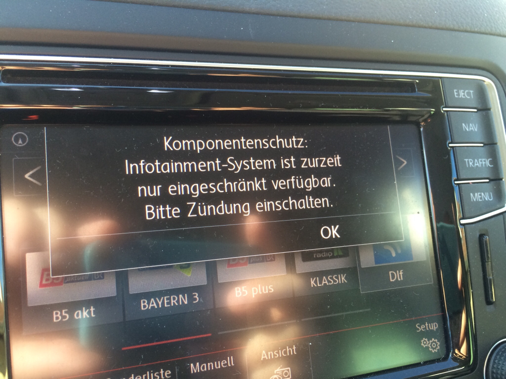 Komponentenschutz Aktiv Vw