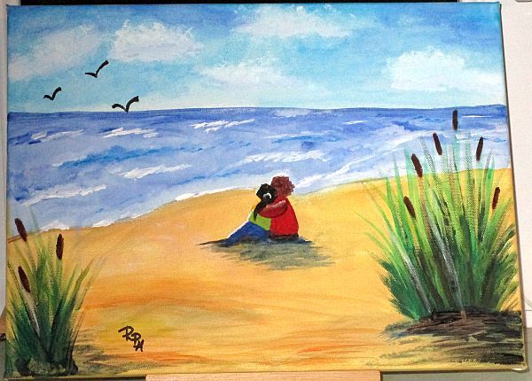 und mein 2. selbstgemaltes bild - Basteln: Bastelforum.de